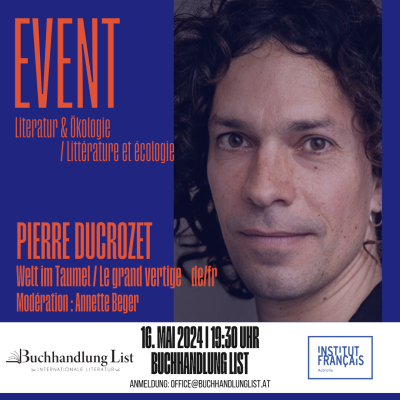 Tournée von Pierre Ducrozet : Literatur und Umwelt | Institut français ...